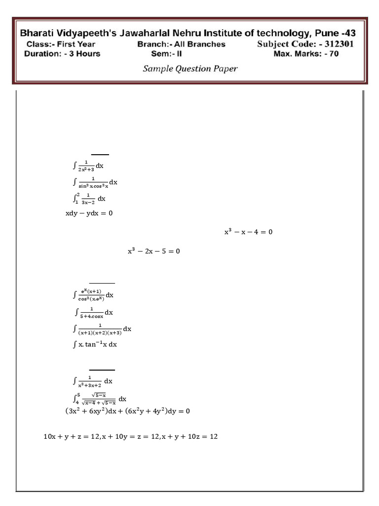 2.sample QP - AMS-312301 PDF | PDF | Probability Theory | Mathematics