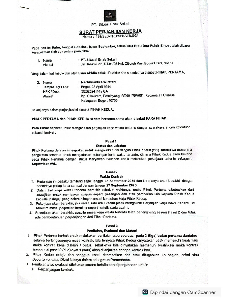 SPK II_Rachmandika | PDF