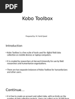 KoBoCollect App Data Collection Guide | PDF | Mobile App | Tablet Computer
