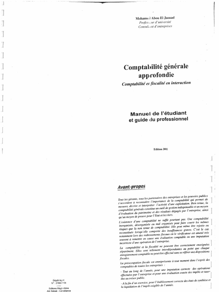 Compta Approfondie | PDF