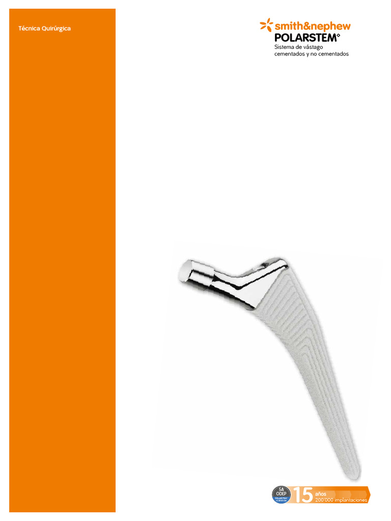 tq-polarstem | PDF | Hueso | Tornillo