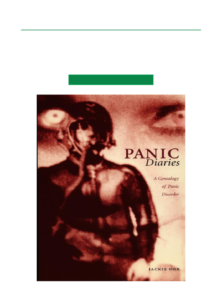 Panic Diaries A Genealogy of Panic Disorder Optimized DOCX Download | PDF