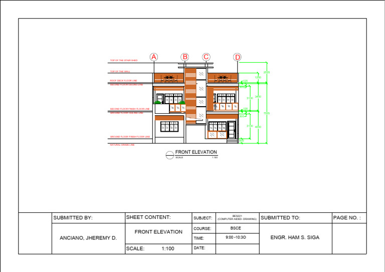 FRONT ELEVATION | PDF