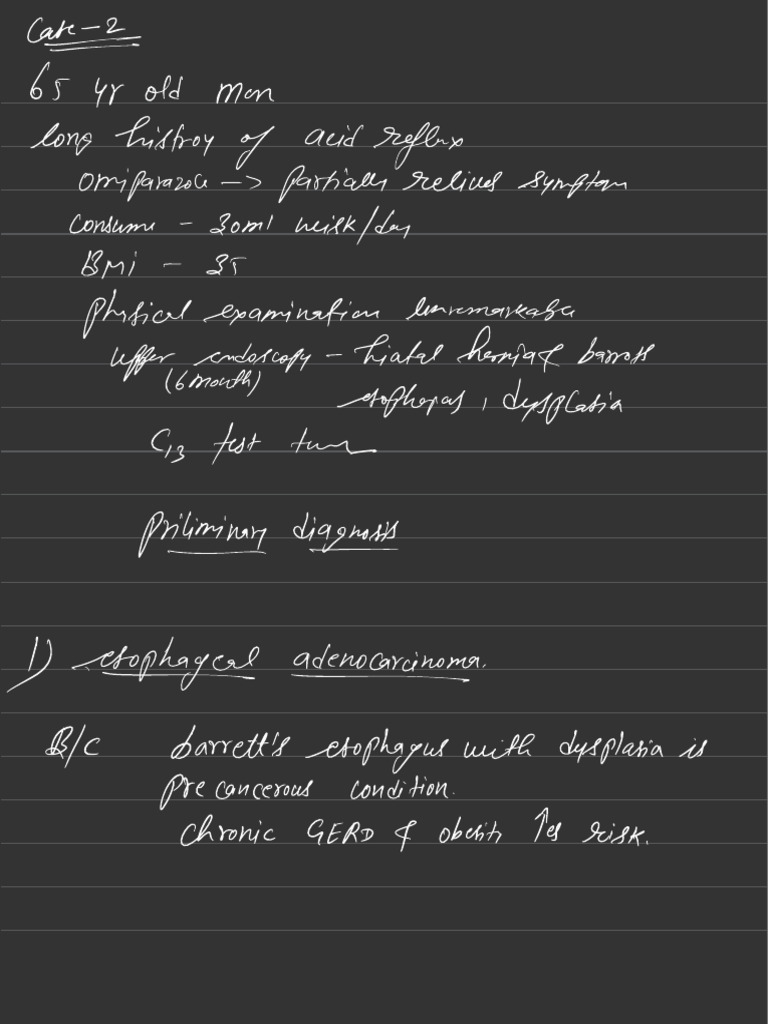 Anil - Internal Medicine Case | PDF | Gastroesophageal Reflux Disease ...