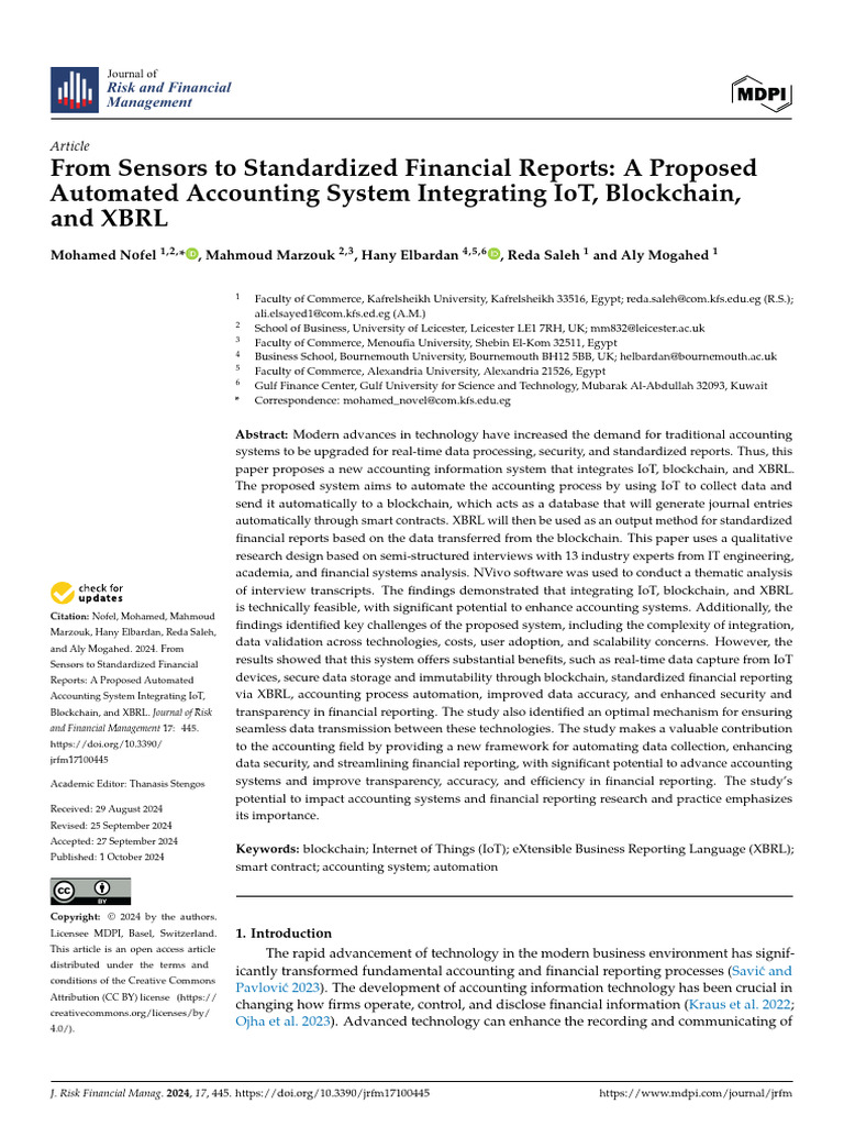 JRFM 17 00445 | PDF | Internet Of Things | Cryptocurrency
