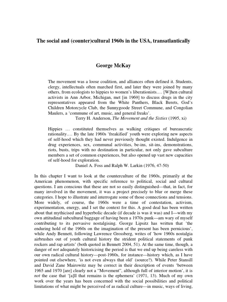 Tate 1960s Chapter Def | PDF | African American Civil Rights Movement ...