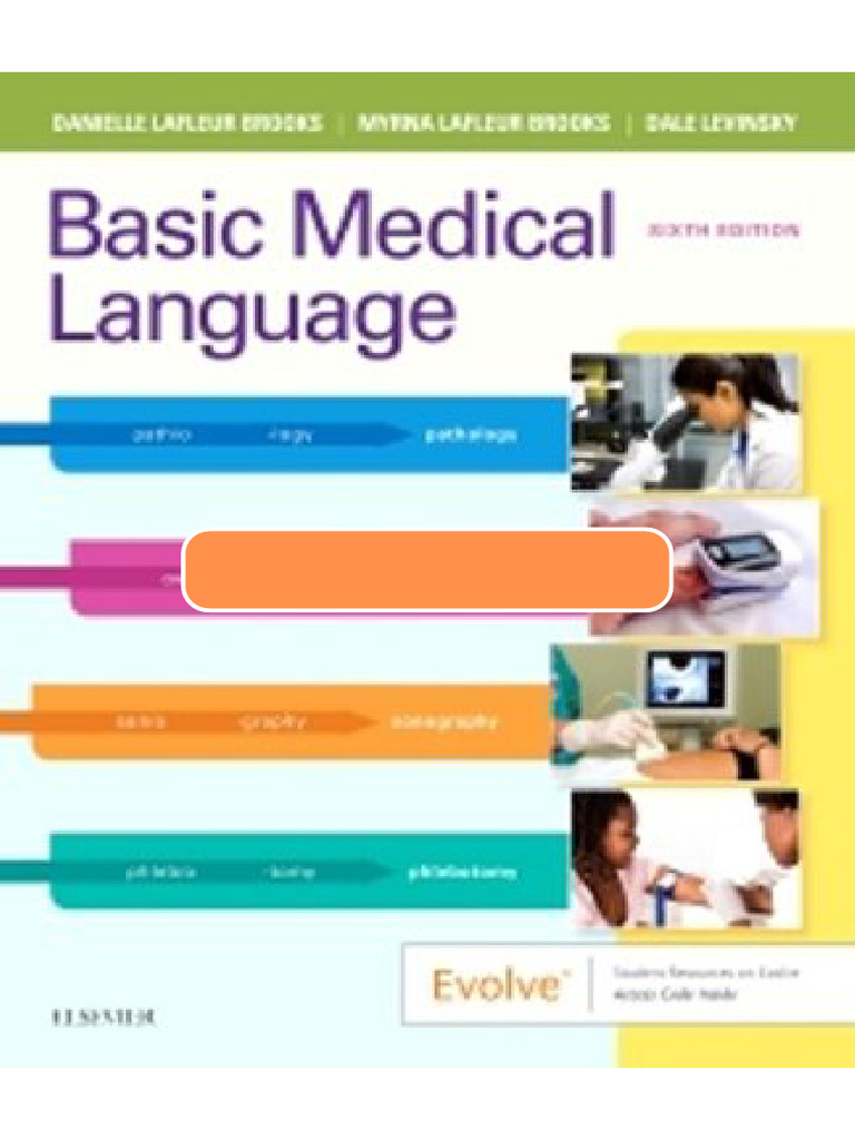 Testbank For Basic Medical Language With Flash Cards 6th Edition Brooks ...