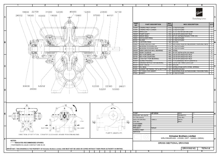 Sectional Drawing | PDF