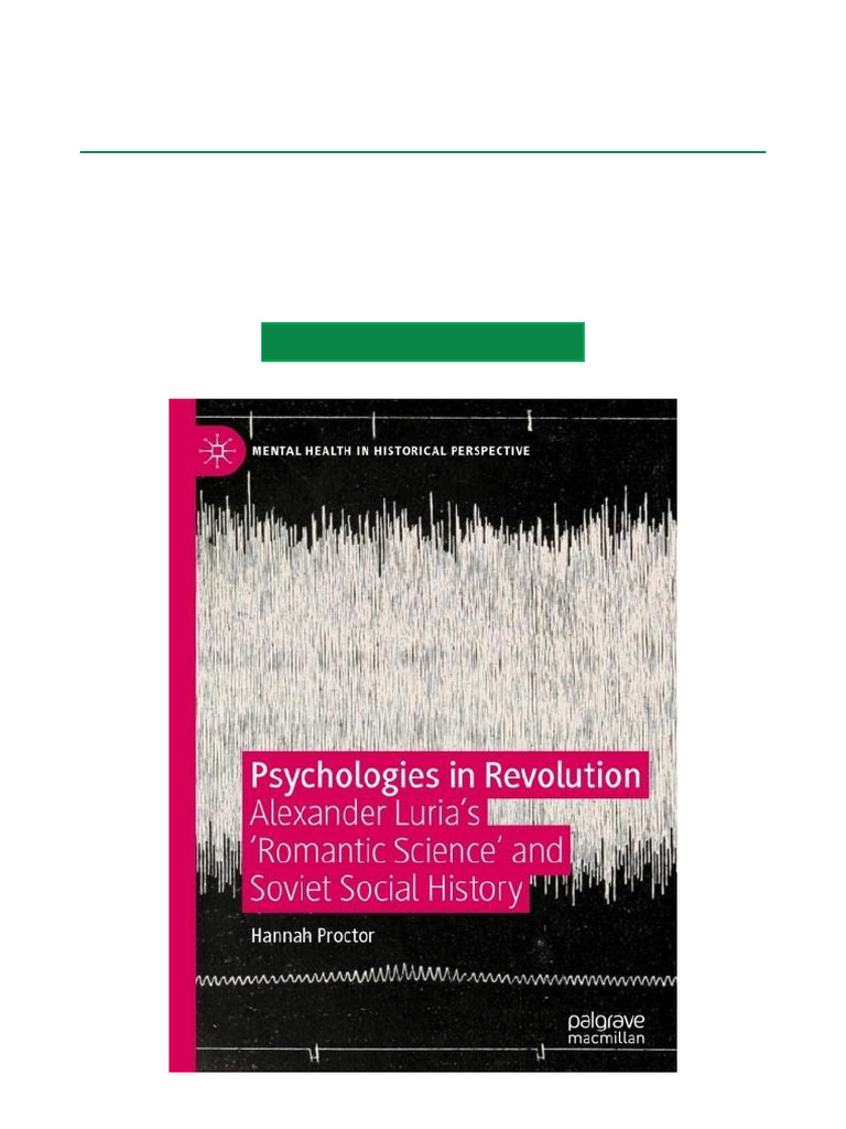 Luria's Romantic Science in Soviet Context | PDF | Psychology ...