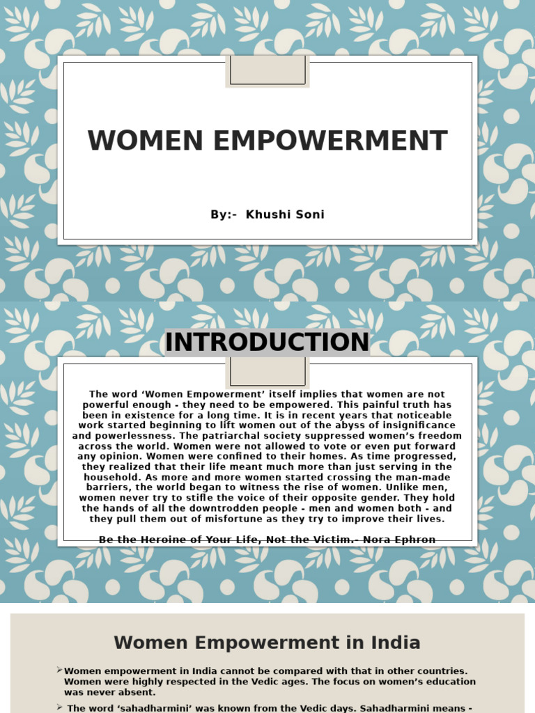 Introduction To Power Point - (Computer Workshop) | PDF | Women's ...