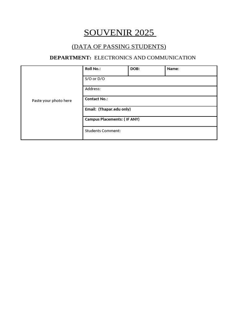 Souvenir 2025 Eced | PDF