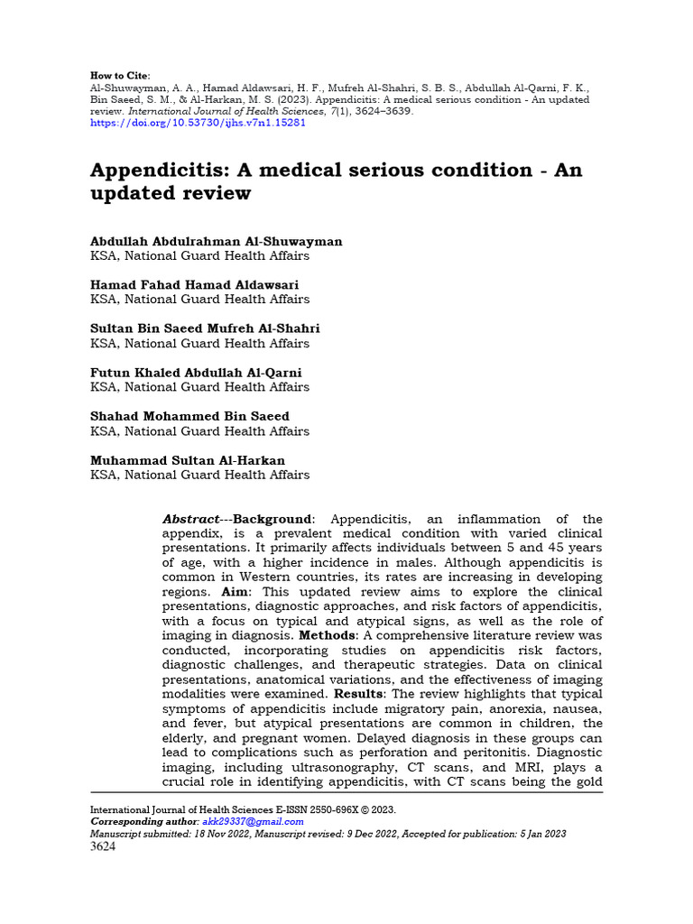 585272-appendicitis-a-medical-serious-condition-b38de941 | PDF ...