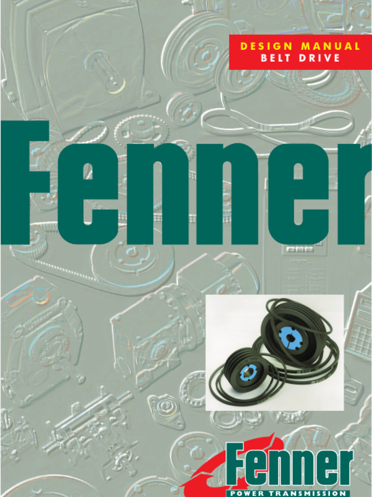 Fenner Belt Drive Design Manual | PDF | Belt (Mechanical) | Mechanics
