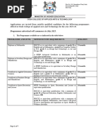BCET 2025/26 Application Guidelines | PDF | Diploma | University And ...