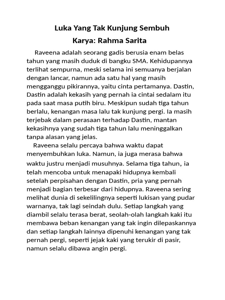 Luka Yang Tak Kunjung Sembuh | PDF