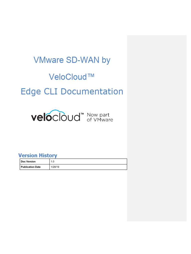 VeloCloud Edge CLI Documentation | PDF | Domain Name System | Command ...