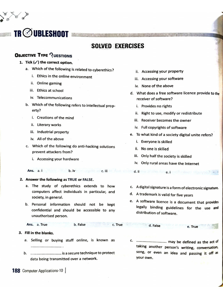 CH - Cyberethics, Solved Exercises | PDF