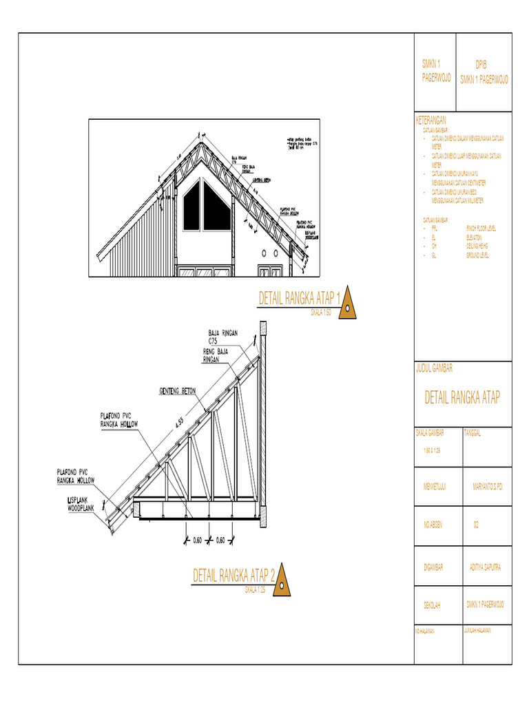 Detail Rangka Atap | PDF