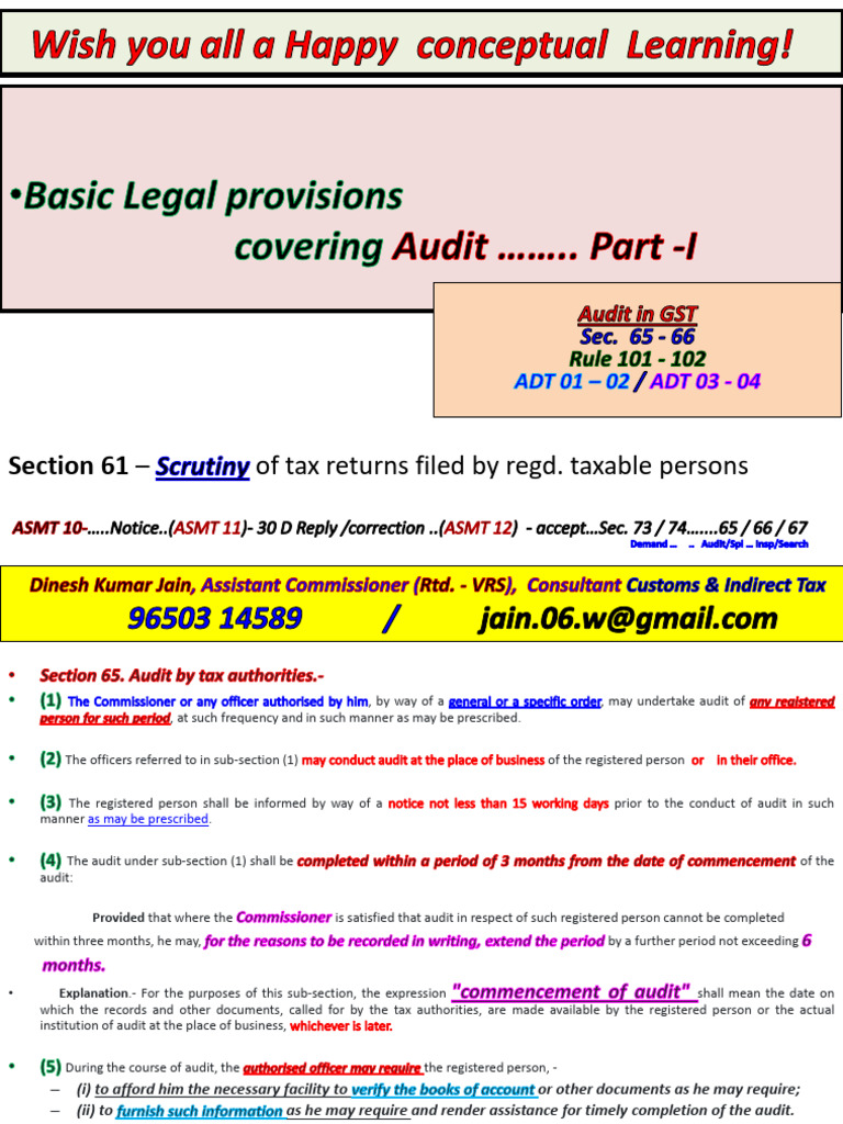 Basic Provisions of Auduit & SPL Audit | PDF | Audit | Government Finances