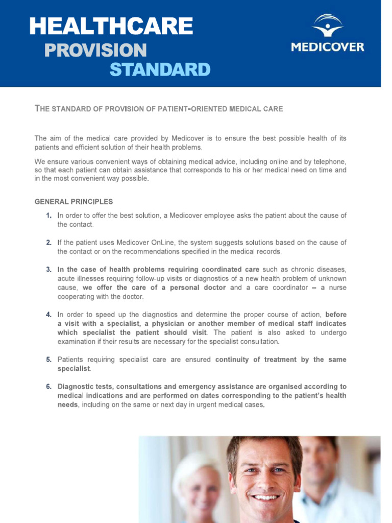 Healthcare Provision Standard | PDF