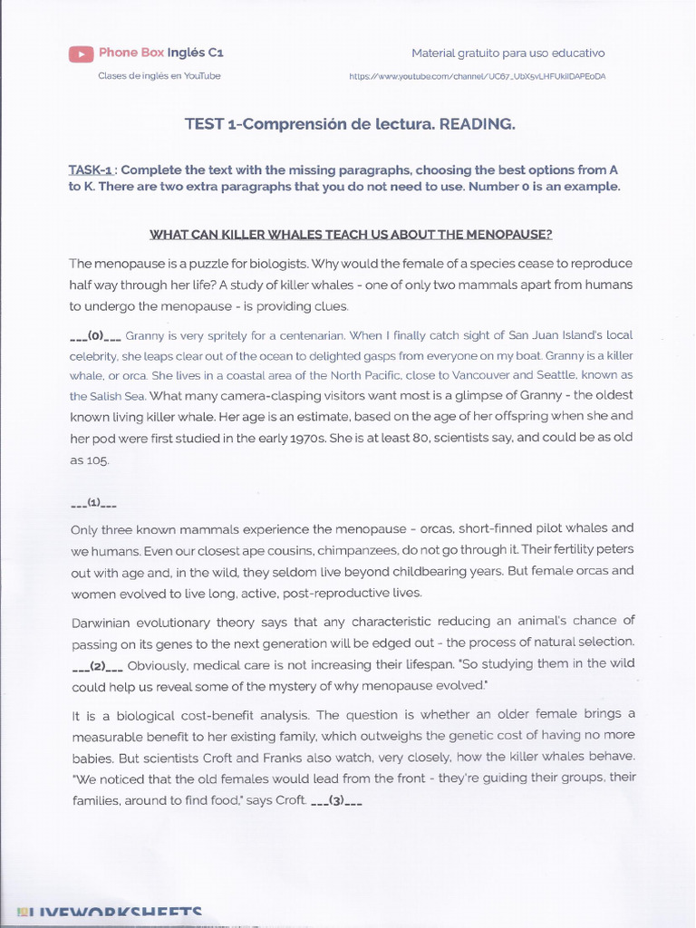 c1 Reading Comprehension 15 | PDF