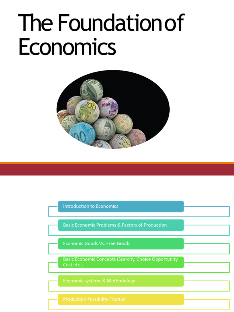 Introduction To Economics - V1 | PDF | Market Economy | Economic System