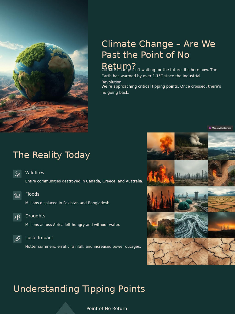 Climate Change Are We Past The Point of No Return | PDF | Climate ...