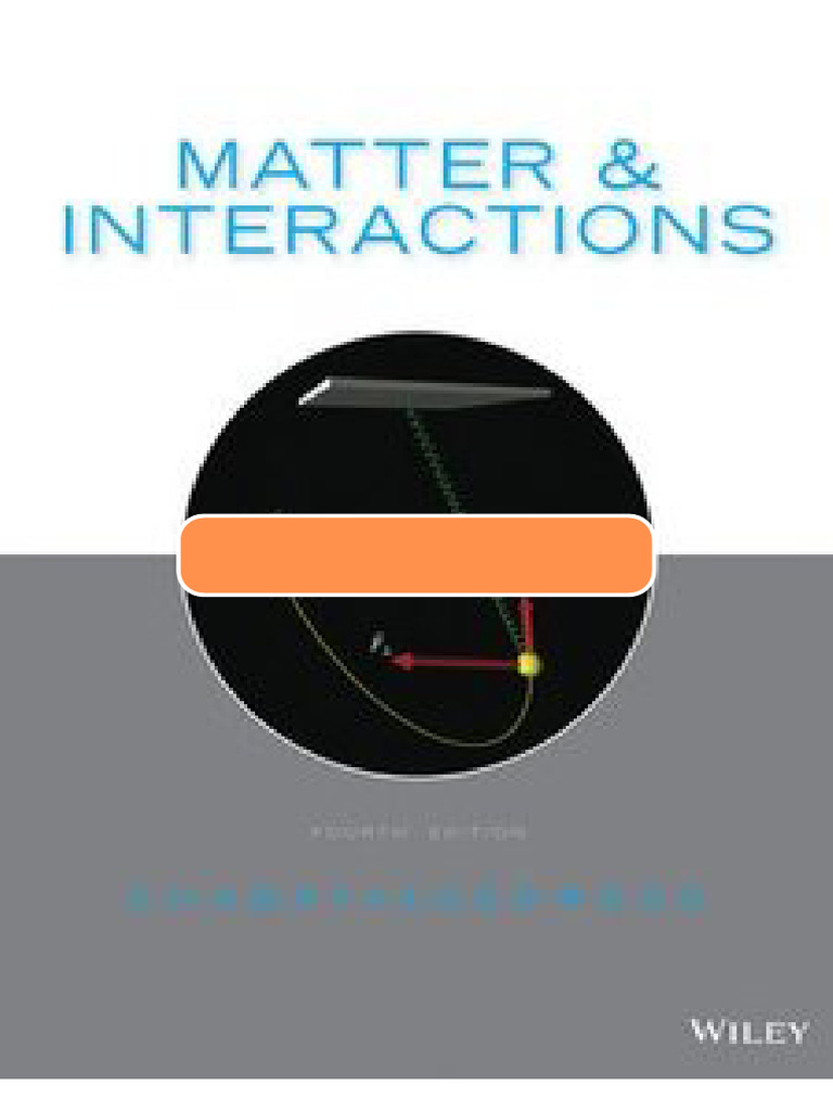 Testbank For Matter and Interactions 4th Edition | PDF | Physics ...