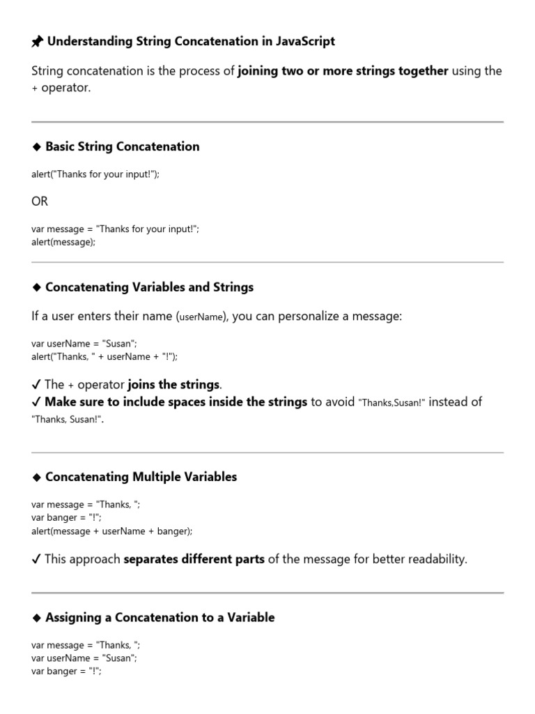 Chapter 8 - Concatenating Text Strings | PDF