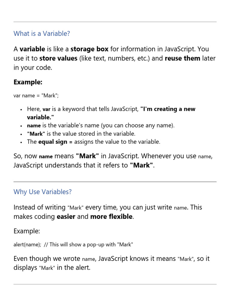 Chapter 2 - Variables For Strings | PDF | Variable (Computer Science ...
