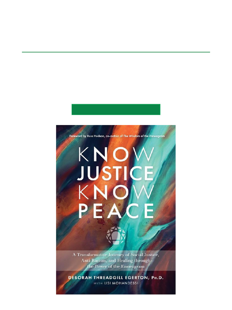 Know Justice Know Peace A Transformative Journey of Social Justice ...