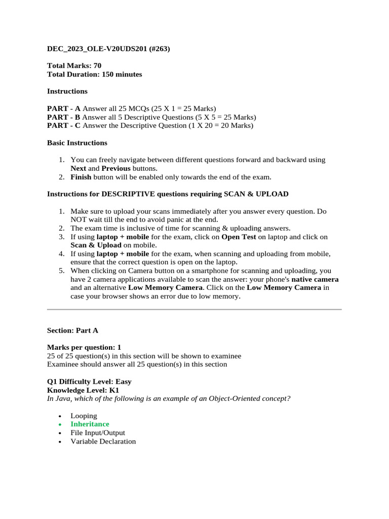 Programming In Java Ik Answer Pdf Class Computer Programming