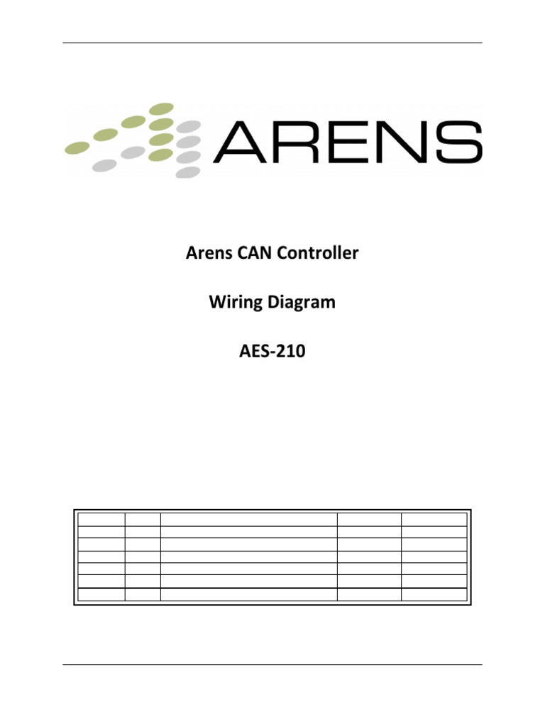 Arens SBW II Wiring Diagram Guide | PDF | Electrical Connector | Relay