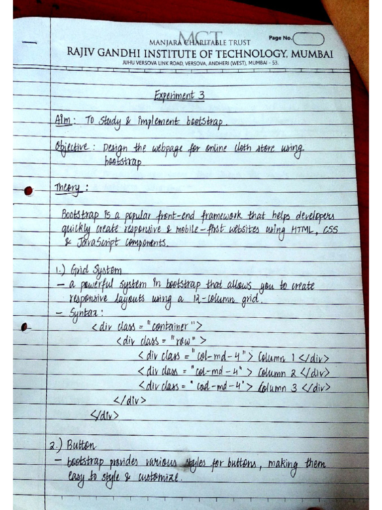 WC Exp 3 Theory | PDF