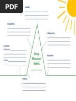 Story Mountain Narrative Graphic Organizer | PDF