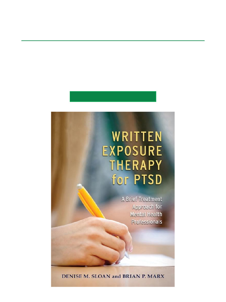 Written Exposure Therapy for PTSD Guide | PDF | Psychological Trauma ...