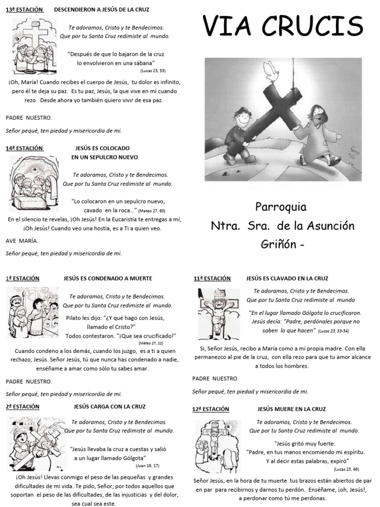 Libreto Via Crucis | PDF | Cristo (título) | orador del Señor
