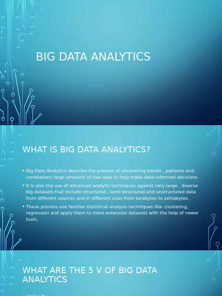 BIG DATA ANALYTICS | PDF