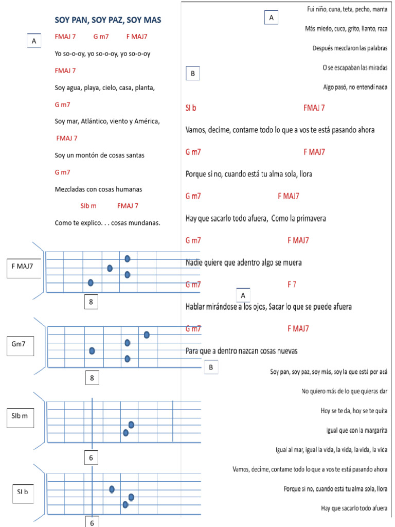 Soy Pan, Soy Paz, Soy Mas | PDF