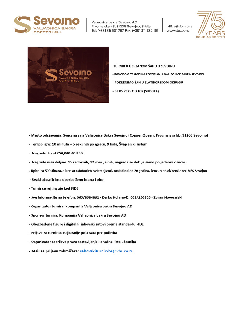 2025 05 31 Sevojno | PDF