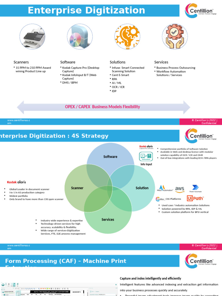 Enterprise Digitization Capability | PDF | Image Scanner | Optical Character Recognition