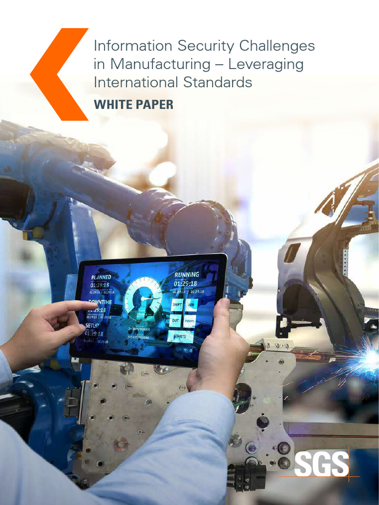 SGS KN Cybersecurity in Manufacturing White Paper EN | PDF | Computer Security | Security