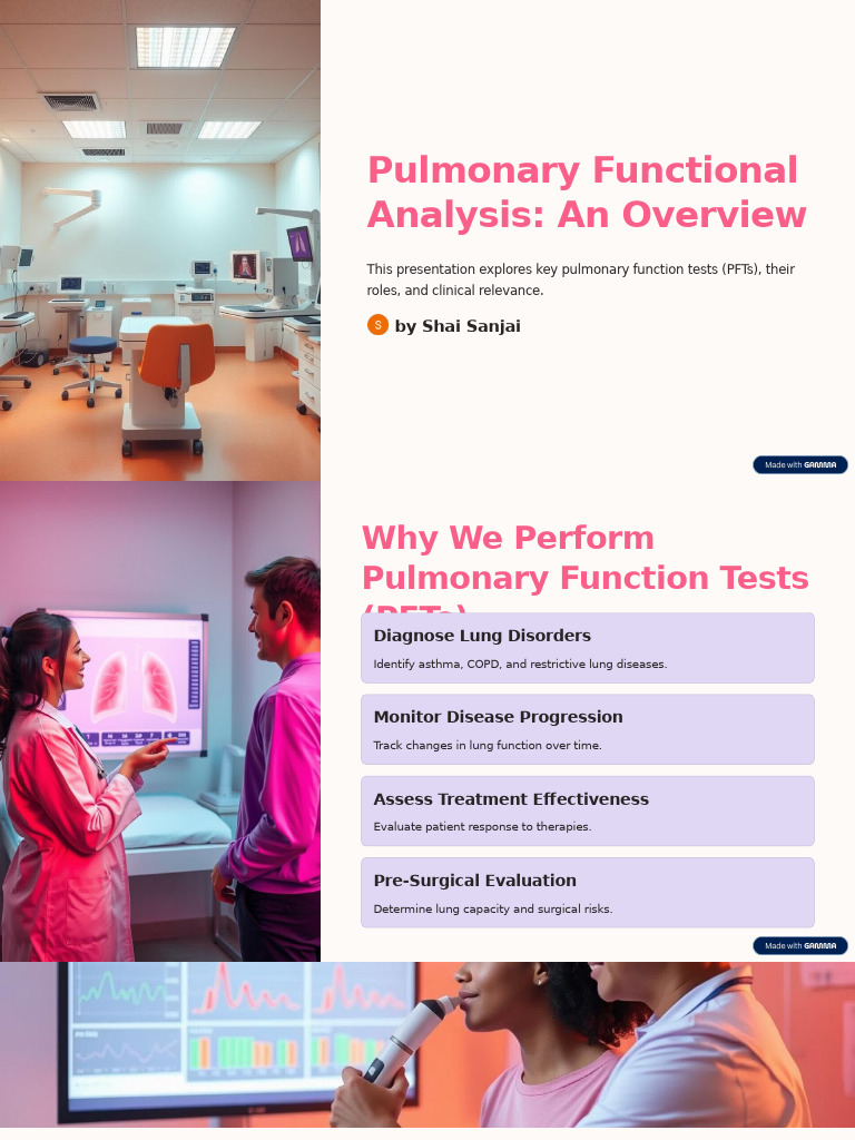Pulmonary Functional Analysis an Overview | PDF | Lung | Chronic ...