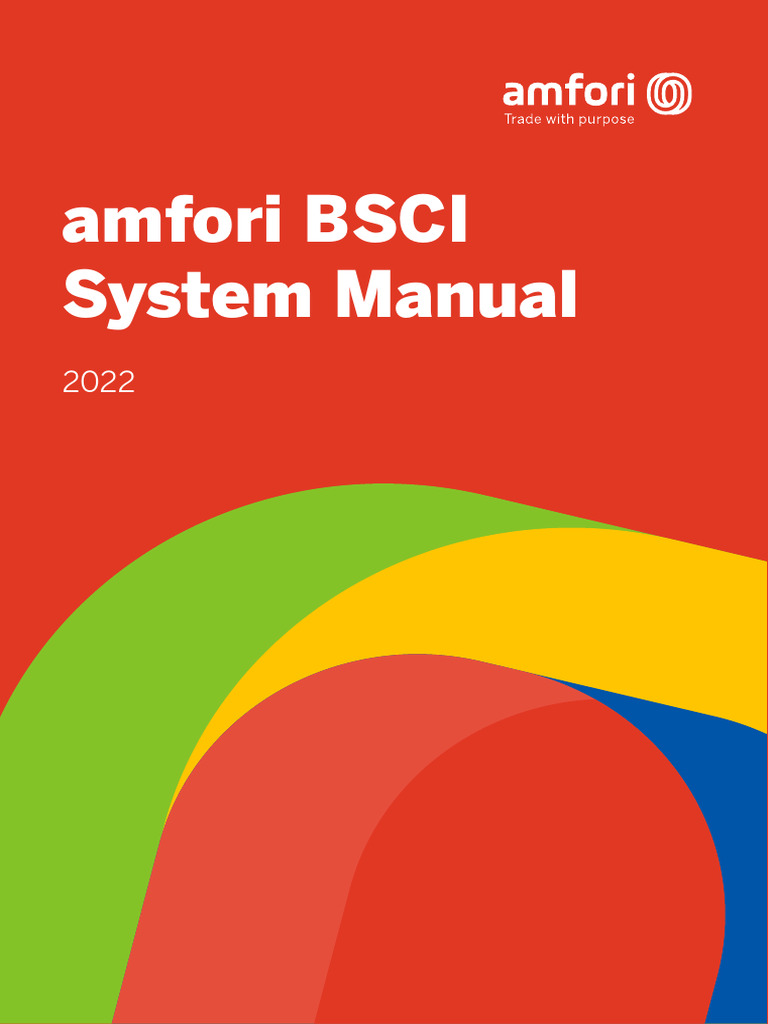 Amfori Bsci System Manual Full Version English | PDF | Due Diligence ...