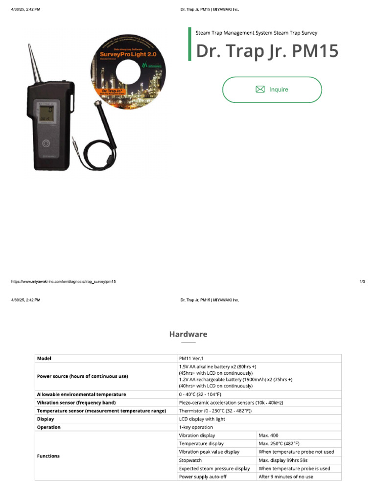 Dr. Trap Jr. PM15 _ MIYAWAKI Inc-002 | PDF