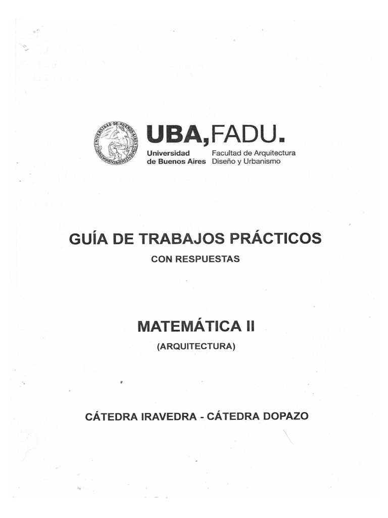 Guia Matematicas II | PDF