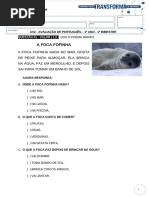 Atividade Poema A Foca | PDF