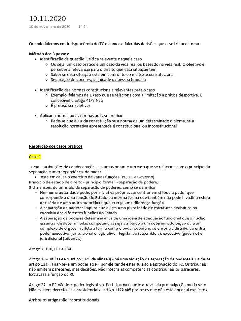 Como Resolver Casos Práticos | PDF