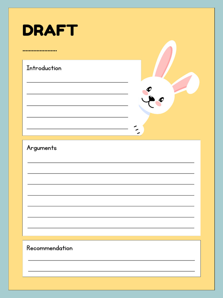 Persuasive Writing Exposition Worksheet Colorful Scaffold | PDF
