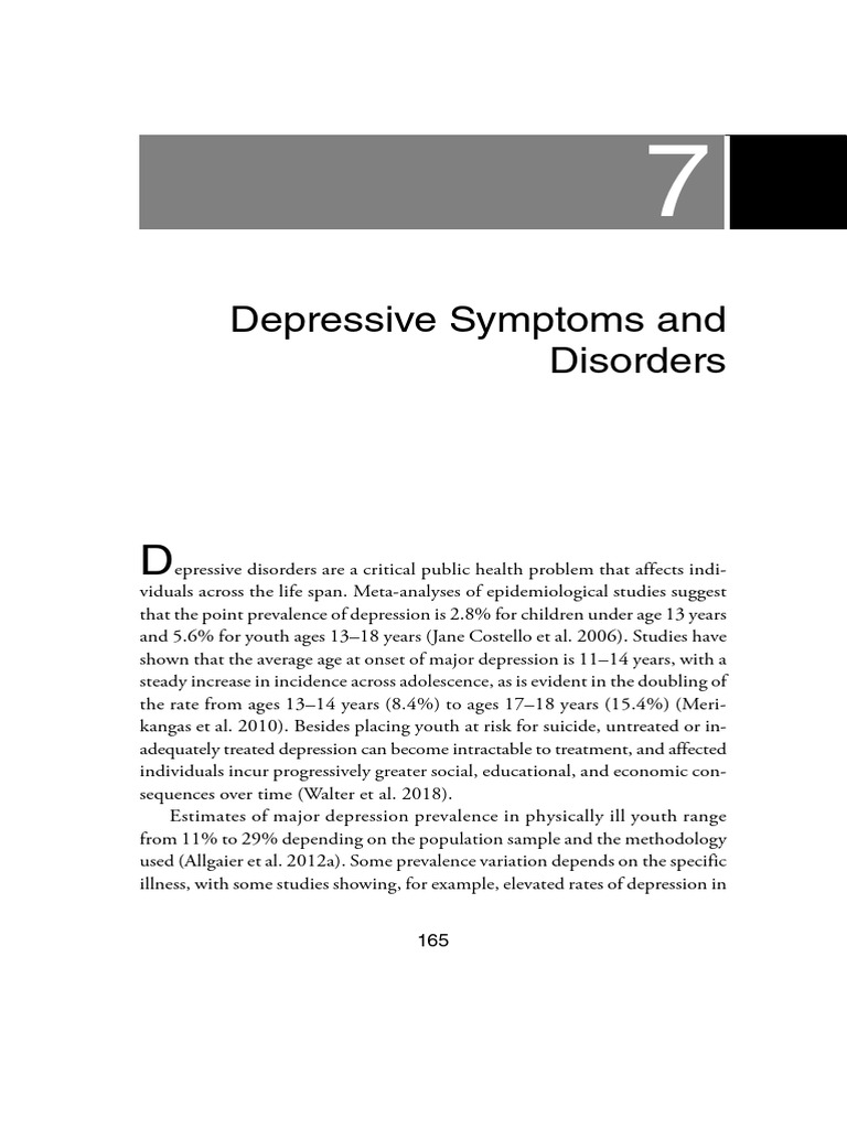 Chap 7 | PDF | Major Depressive Disorder | Mental Disorder